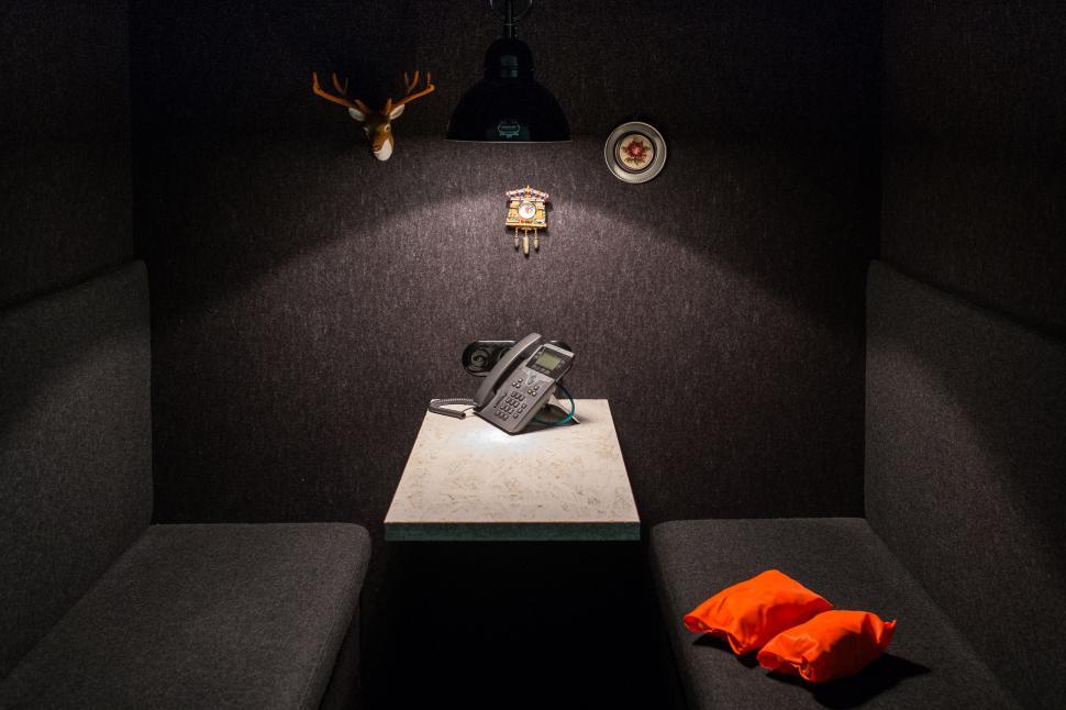 Free Stock Photo of Dimly Lit Room With Table and Lamp | Download Free ...