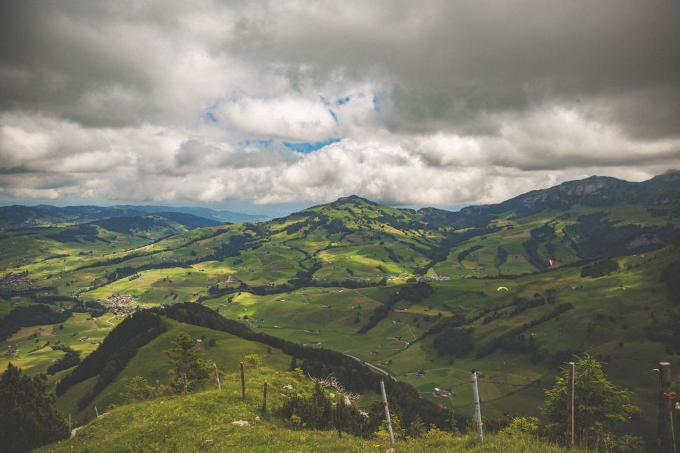 Free Stock Photo of Majestic View of Valley With Background Mountains ...