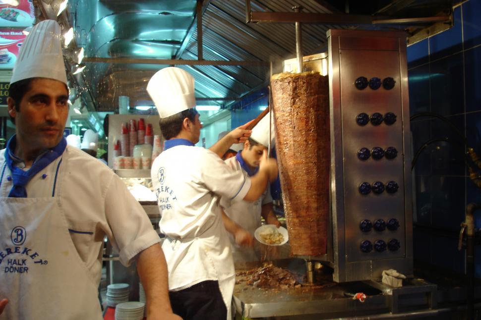 Free Stock Photo of Chefs Preparing Food in Busy Restaurant Kitchen ...