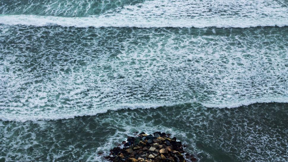Free Stock Photo of Two Rocks on a Beach by the Ocean | Download Free ...