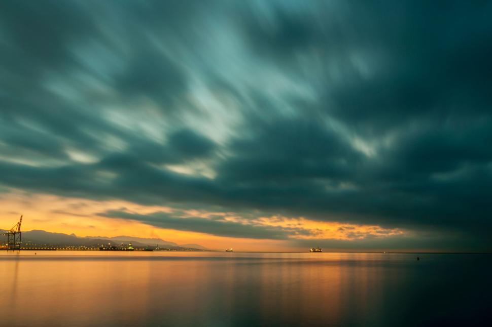 Free Stock Photo of Large Body of Water Under Cloudy Sky | Download ...