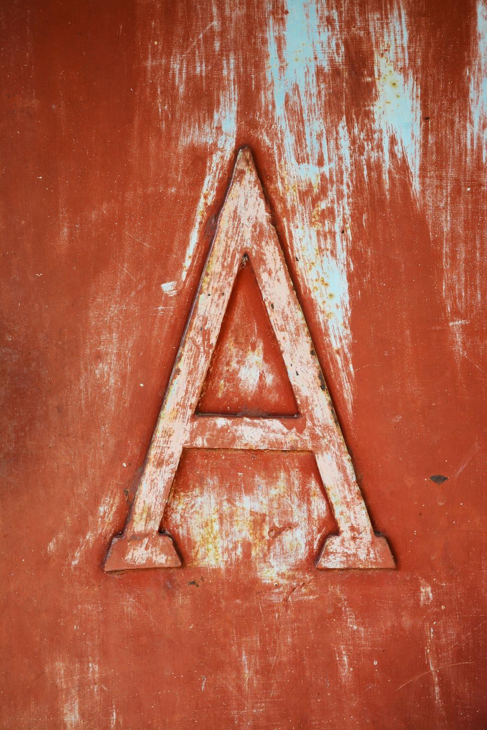 Free Stock Photo of The Letter A Painted on the Side of a Building ...