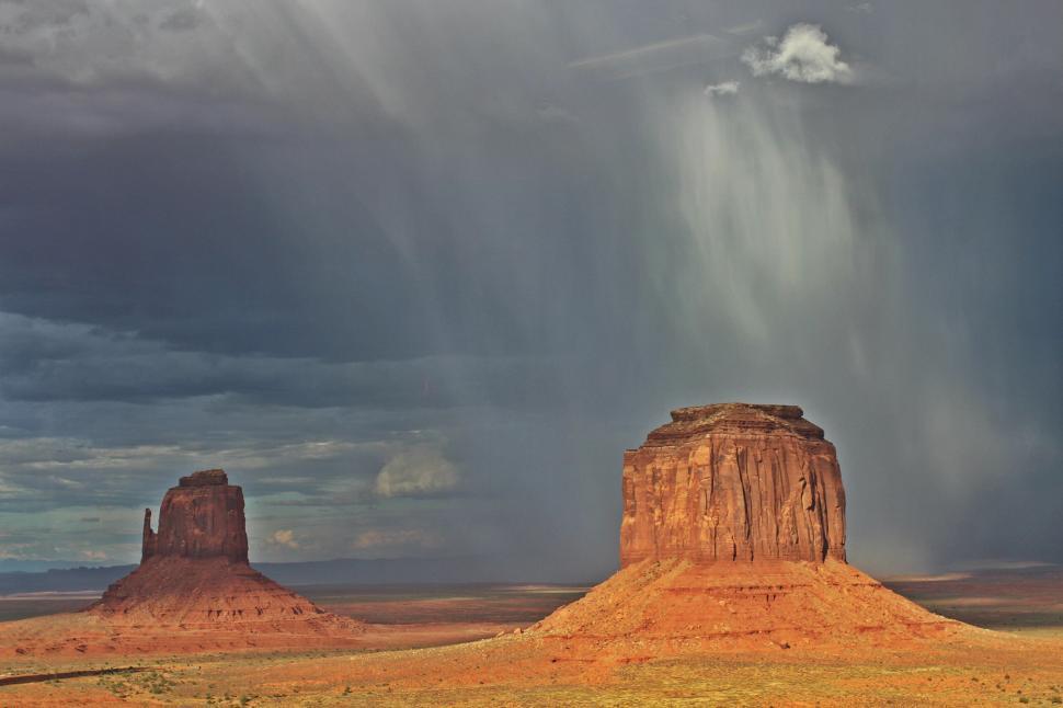 Free Stock Photo of Massive Rock Formation in Desert | Download Free ...