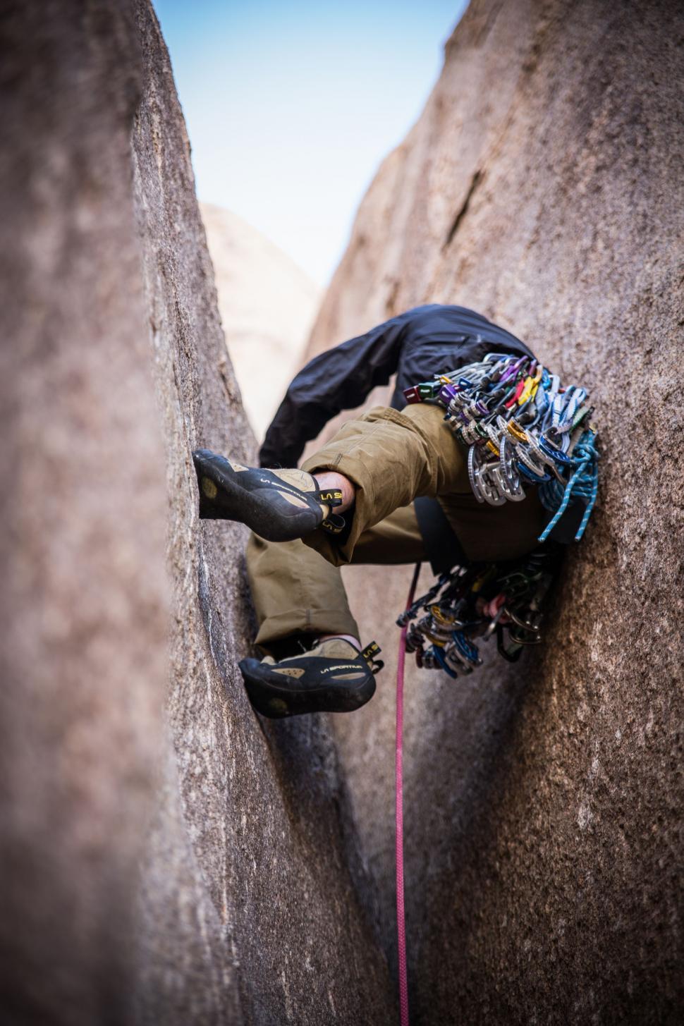 Free Stock Photo of Man Climbing Up Mountain | Download Free Images and ...