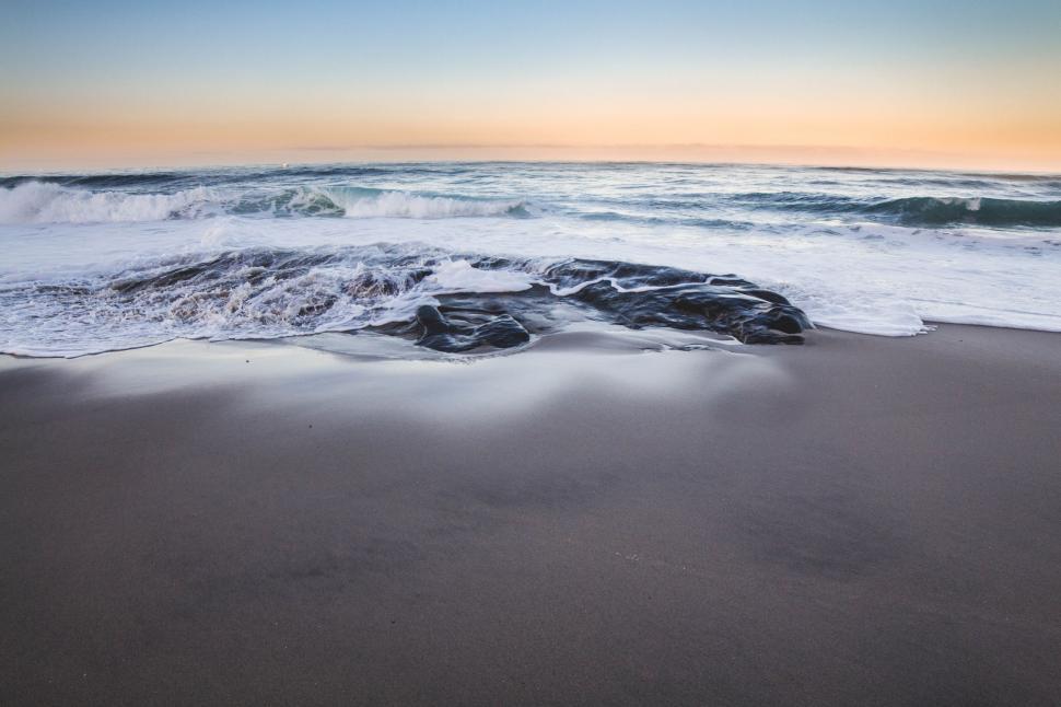 Free Stock Photo of Waves Rolling in and Out at Beach | Download Free ...