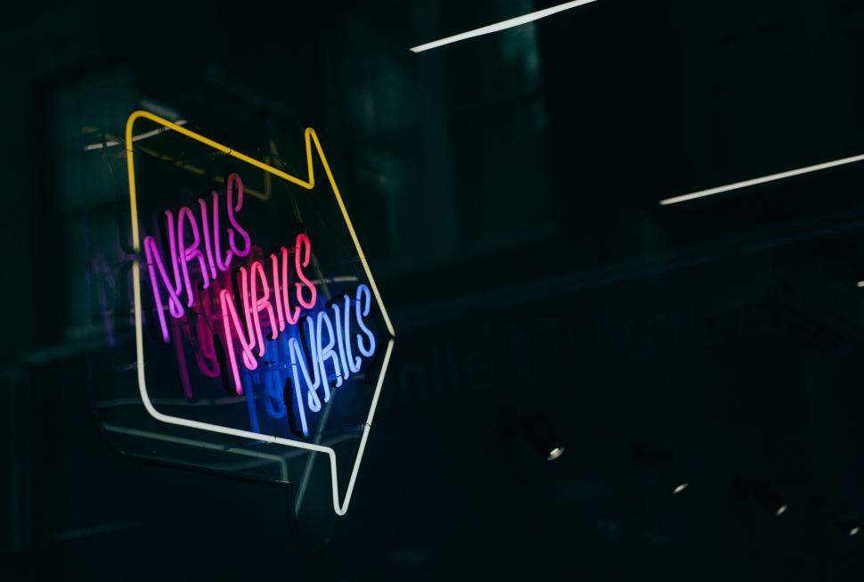 Free Stock Photo of Close Up of Neon Sign on Building | Download Free ...