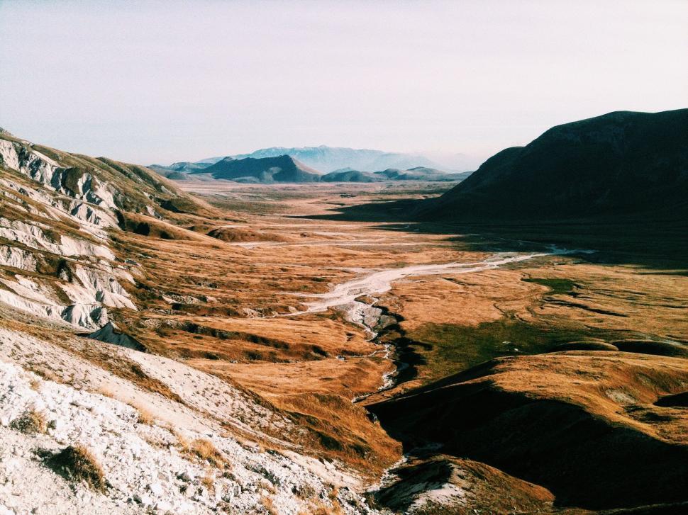 Free Stock Photo of Remote Valley Landscape With Mountains and Trees ...