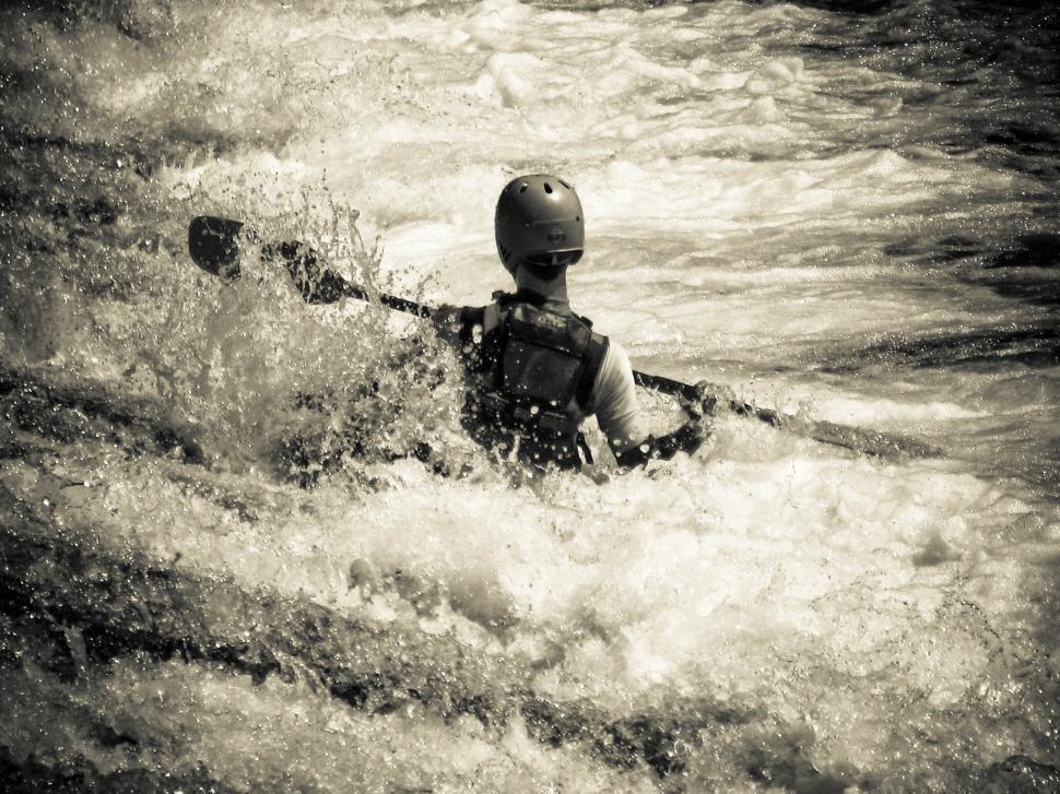 Free Stock Photo of Man in rough water | Download Free Images and Free ...