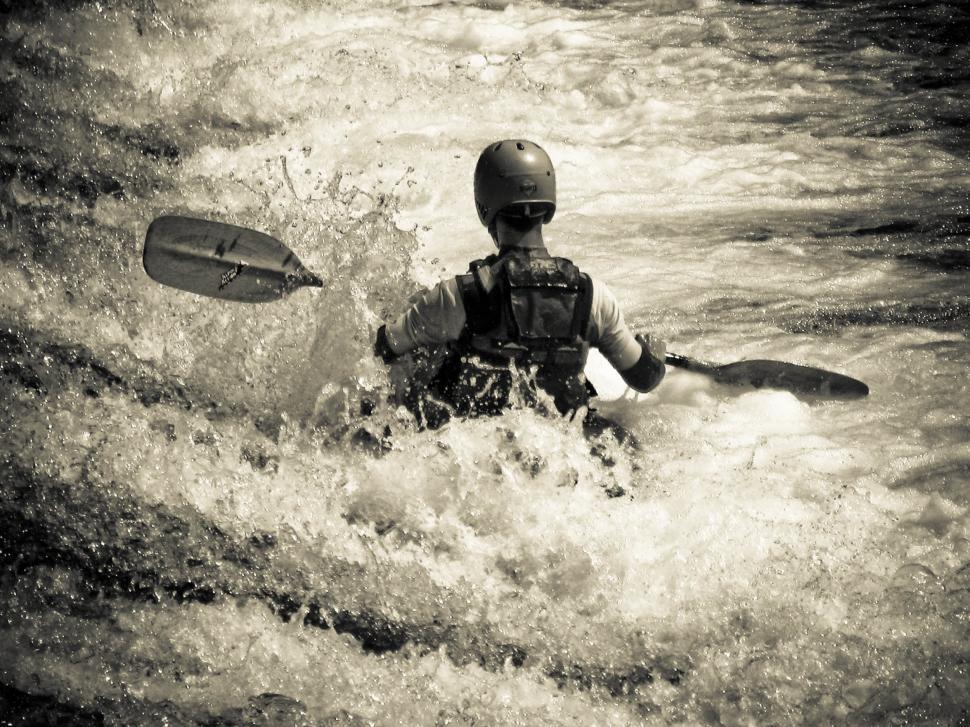 Free Stock Photo of Man in rapids | Download Free Images and Free ...